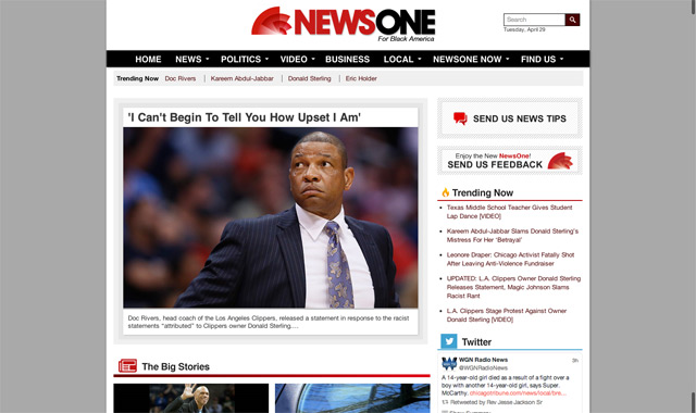 NewsOne Has A New Look - WOL-AM 1450 AM & 95.9 FM