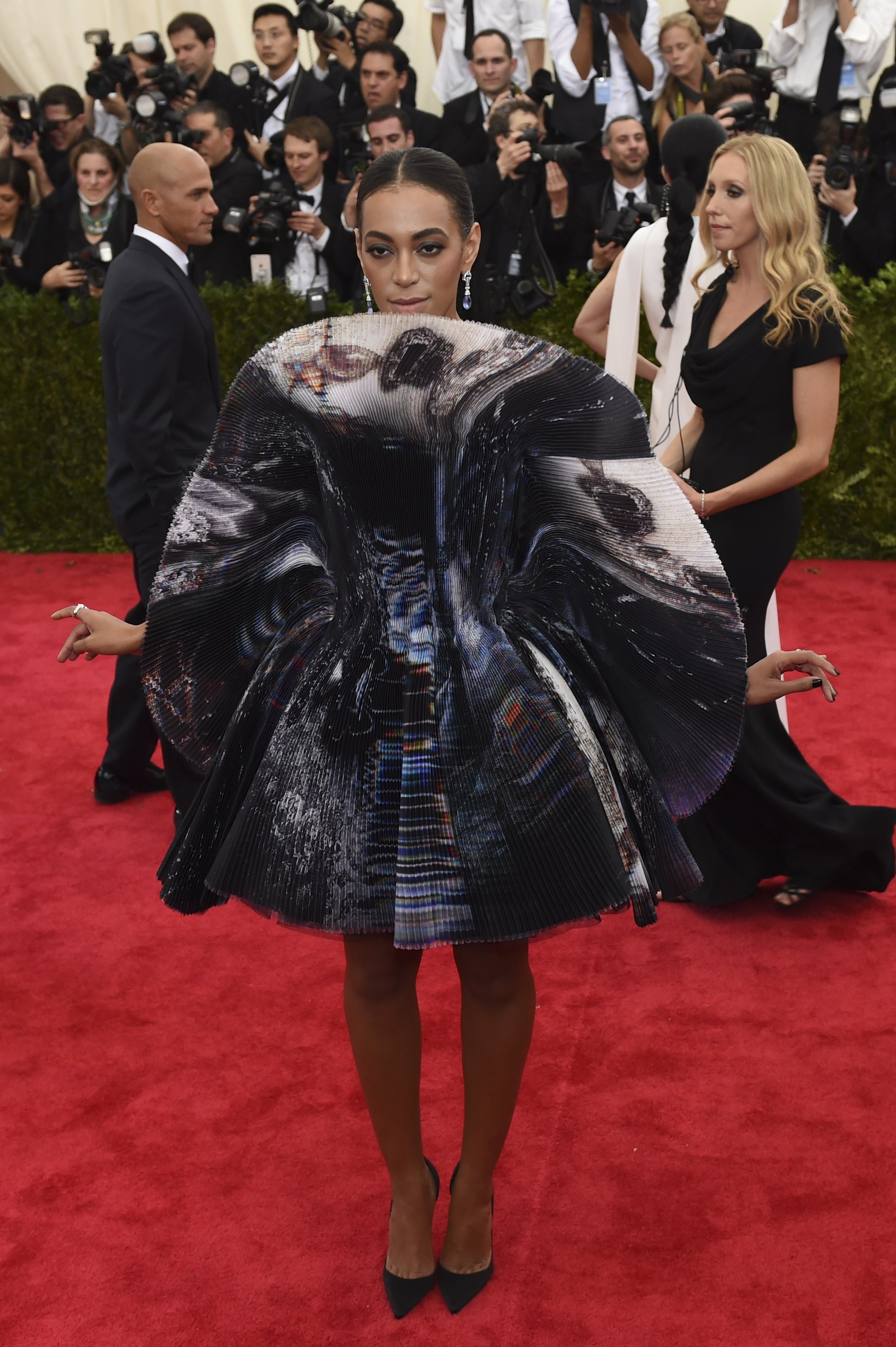 Beyonce Steals Met Gala Red Carpet In Sheer Givenchy Gown