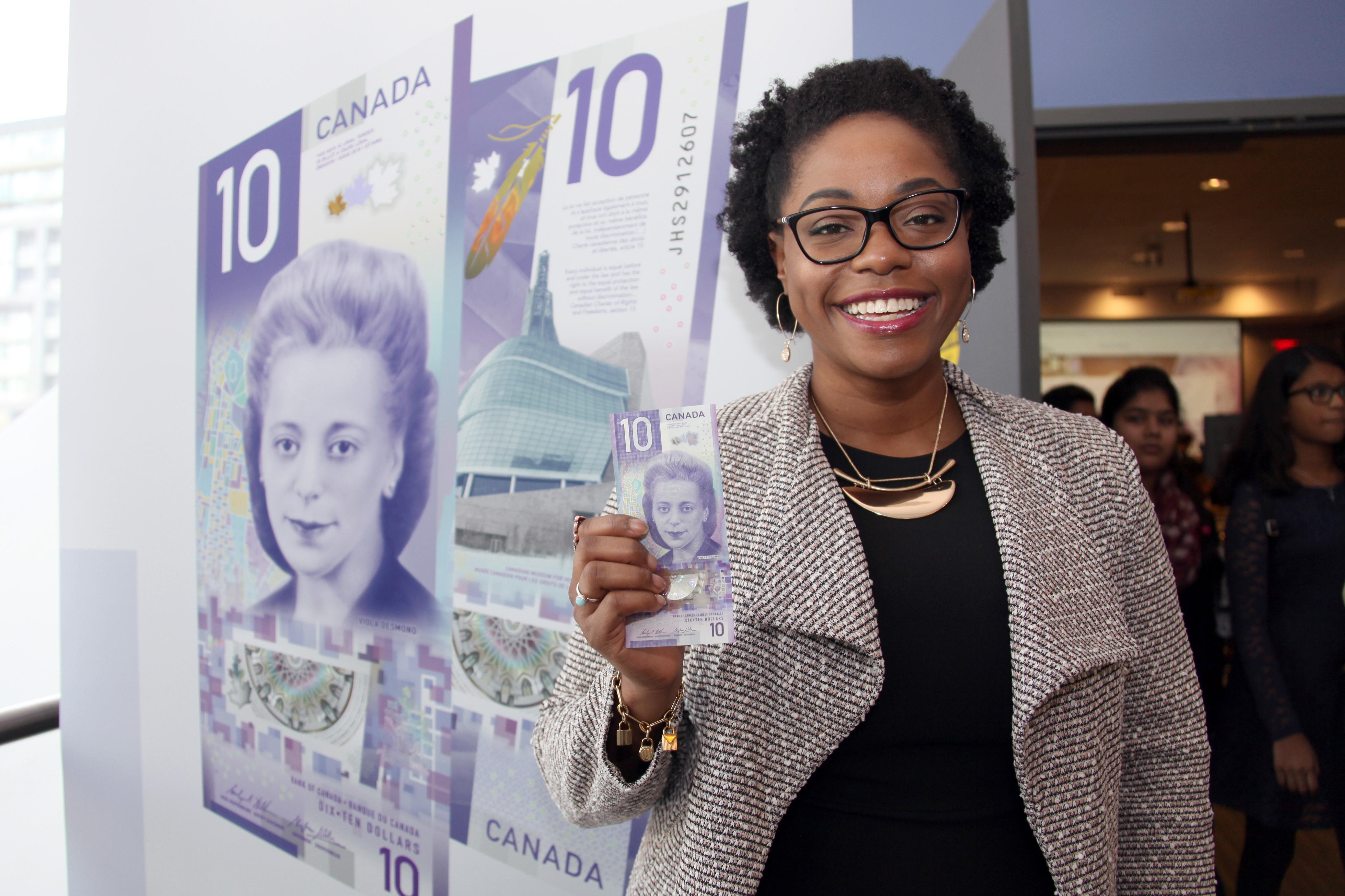 Canada’s New $10 Bill Featuring Viola Desmond Begins Circulation