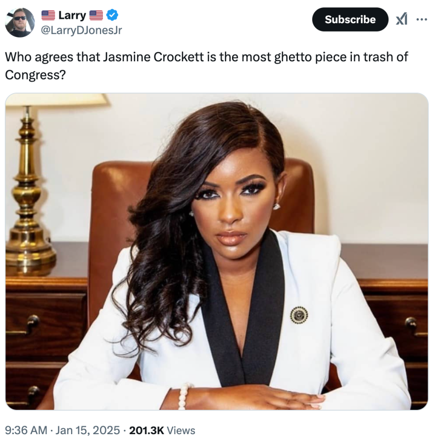 'Chile': Jasmine Crockett Called 'Ghetto' Because She Used AAVE